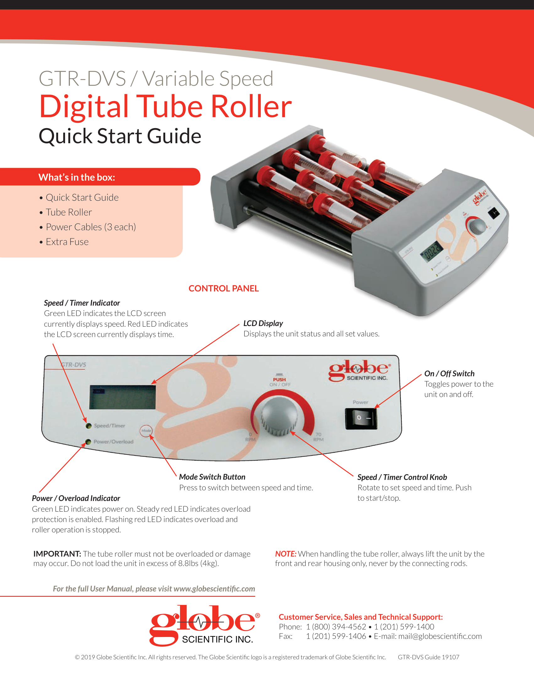 GTR-DVS Guide – Globe Scientific