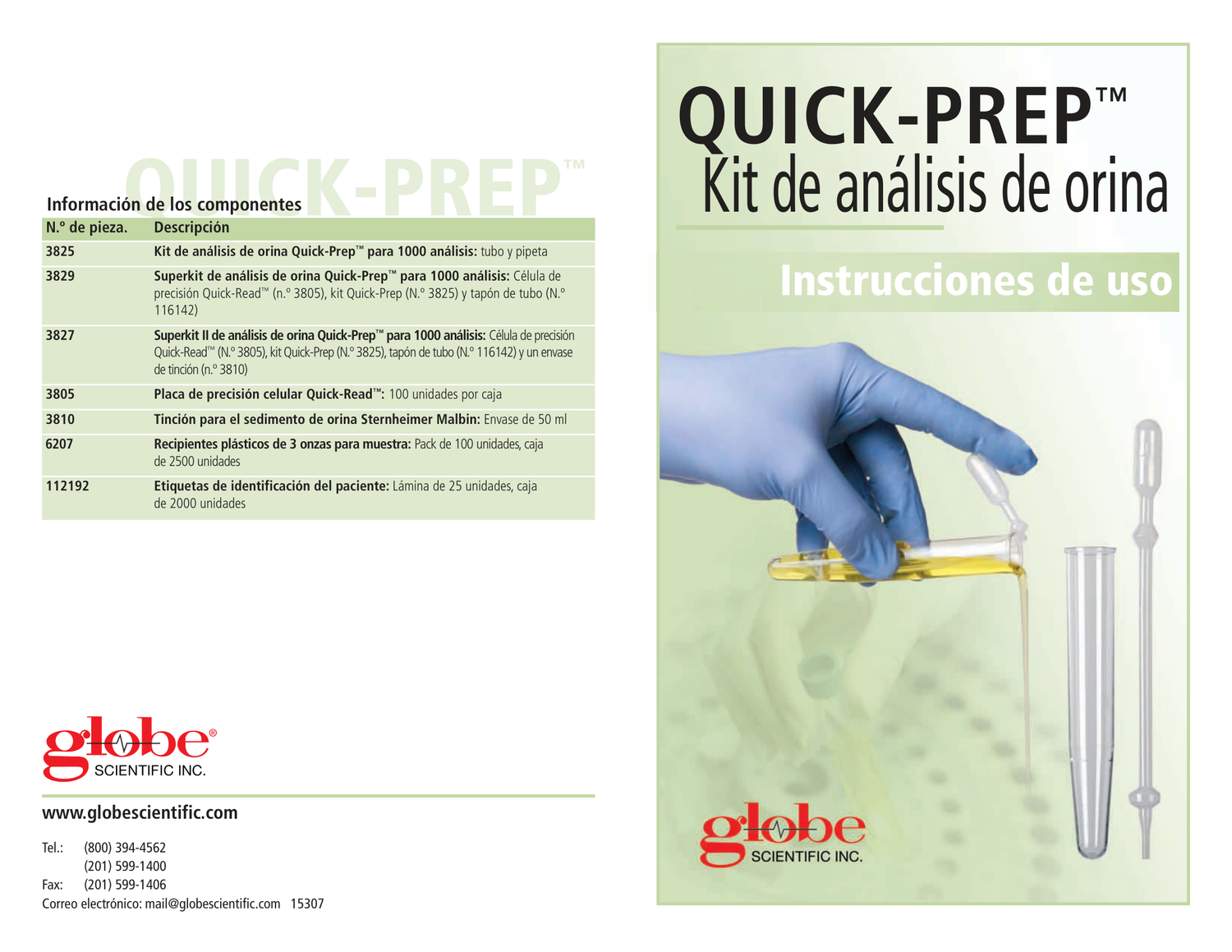 Guia de uso para Quick-Prep – Globe Scientific