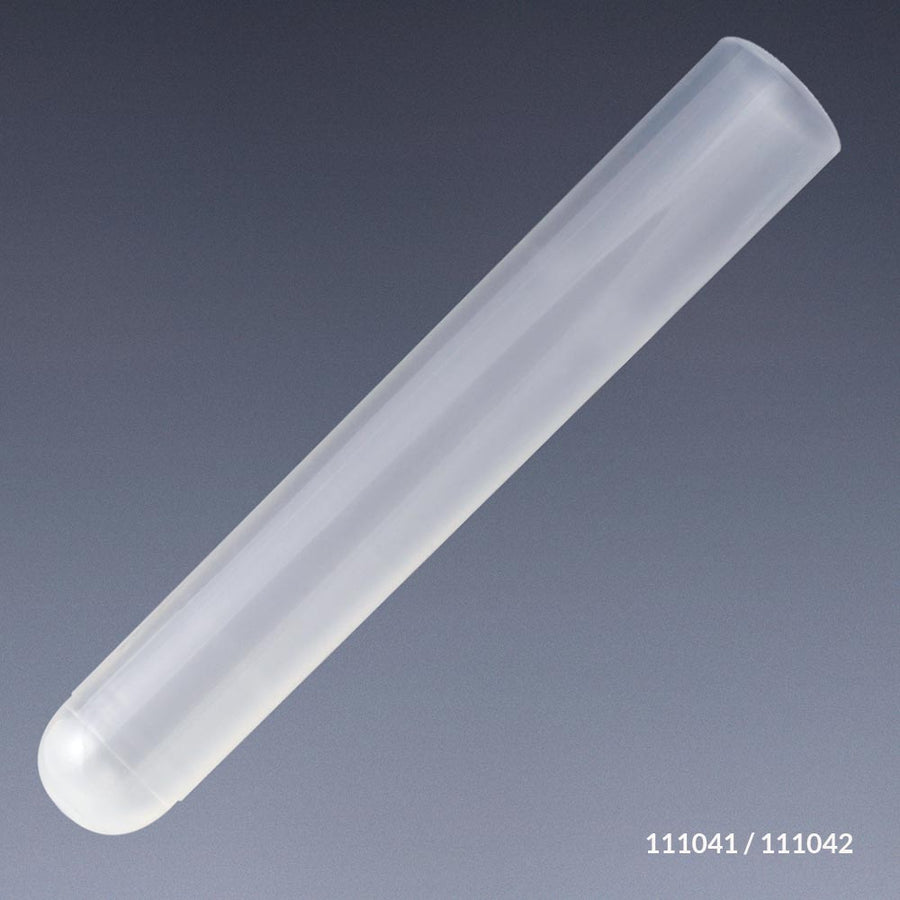 Test Tube, 16 x 100mm (12mL), PP, No Rim, Round Bottom, 500/Bag, 4 Bag ...