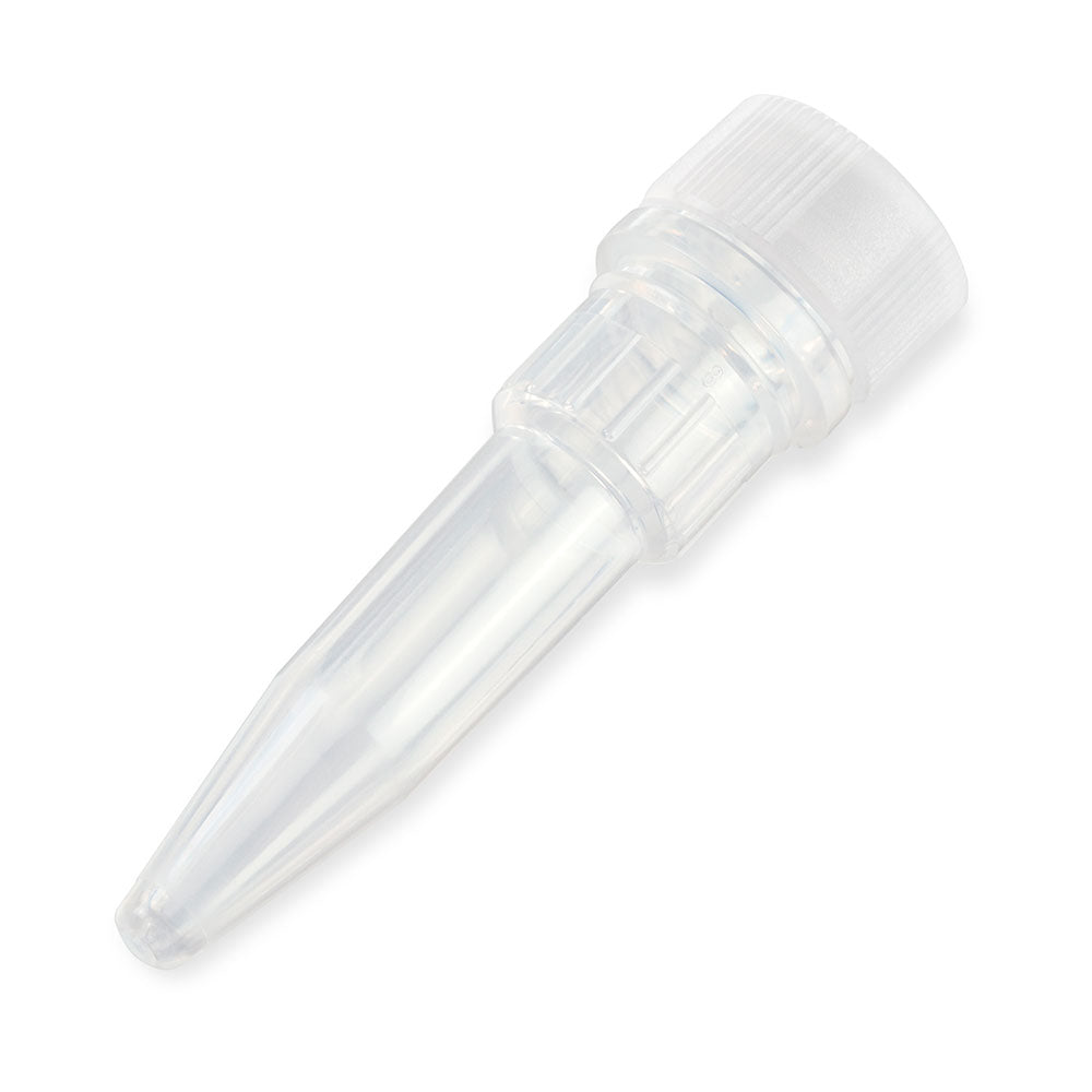 Microtube, 0.5mL, Attached Screw Cap, with O-Ring, STERILE, PP, 500/Ba ...