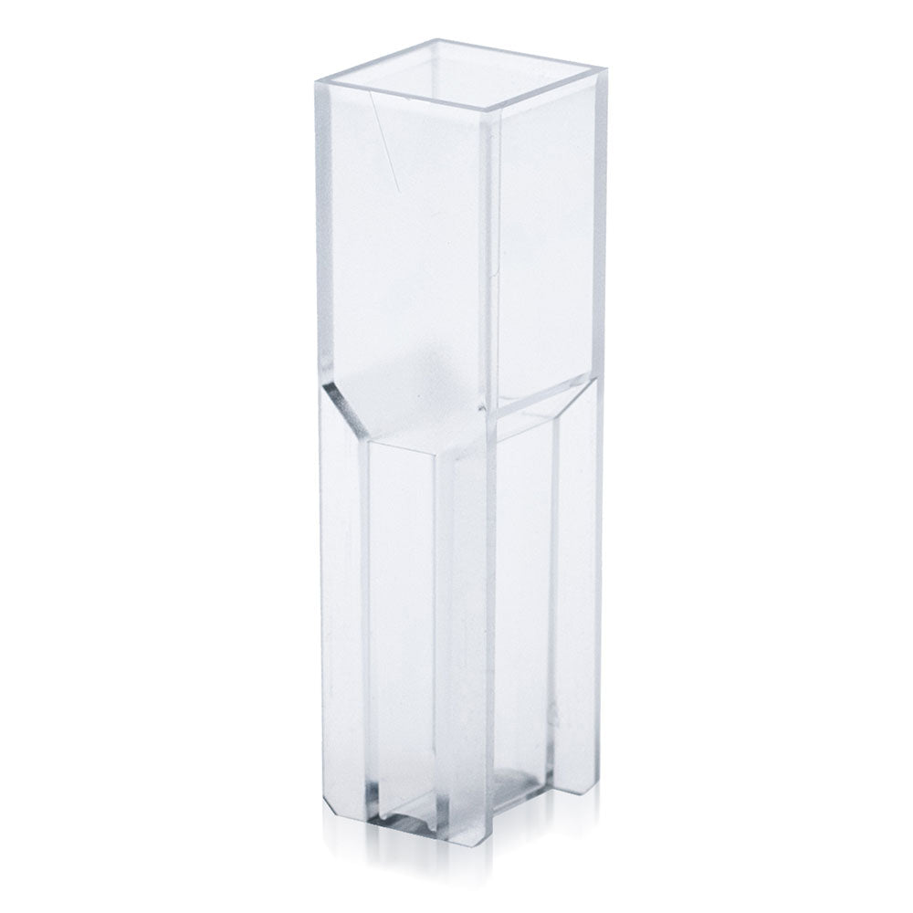 Cuvette, Semi-Micro, 2.9mL, with 2 Clear Sides, PS, 100/Tray, 10 Trays ...