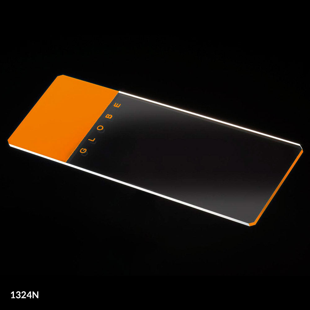 Microscope Slides, Glass, 25 x 75mm, 90° Ground Edges with Safety Corn ...