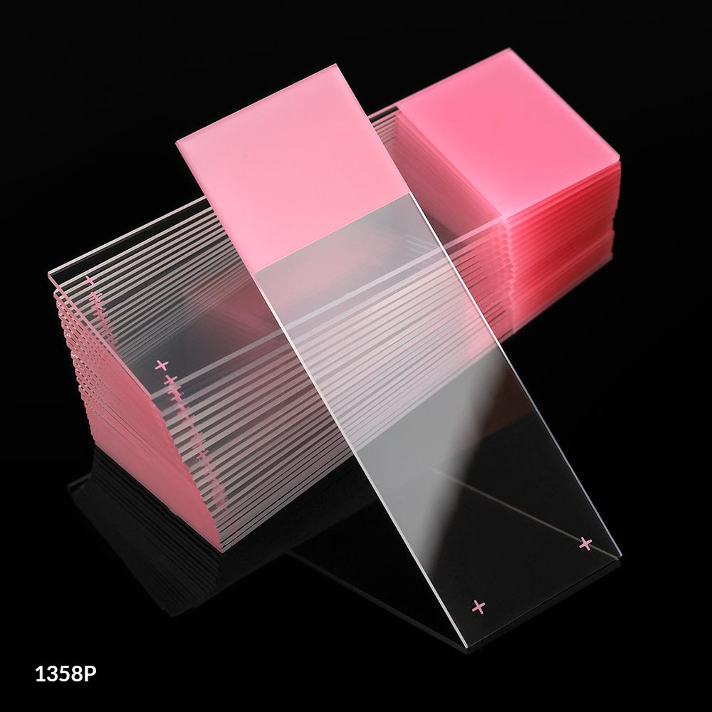 Microscope Slides, Diamond White Glass, 25 x 75mm, Charged, 90° Ground ...