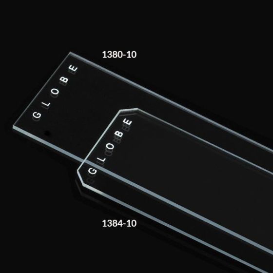 Microscope Slides, Diamond White Glass, 25 x 75mm, 45° Beveled Edges ...