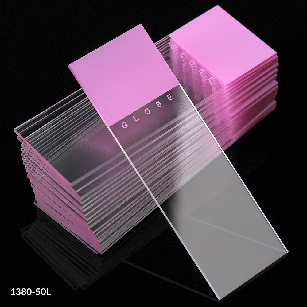 Microscope Slides, Diamond White Glass, 25 x 75mm, 90° Ground Edges, L ...