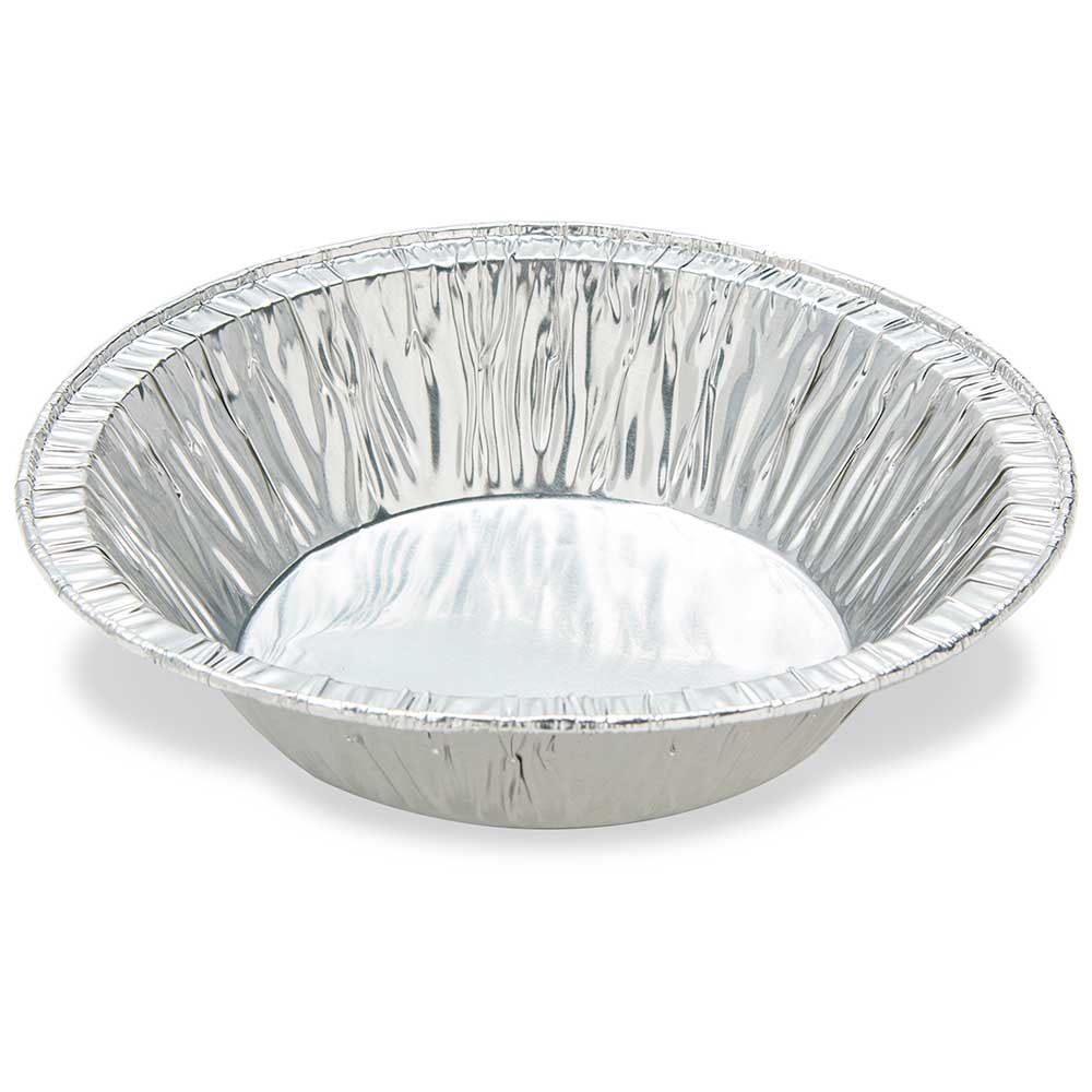 Aluminum Weighing Dish, 200mL, 127mm OD, Crimped Walls – Globe Scientific