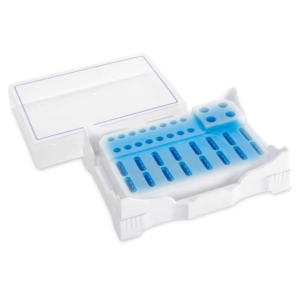 PCR Cold Work Rack, 4°C, holds 64 x 0.1mL for Corbett Style 4-Strip Tu ...