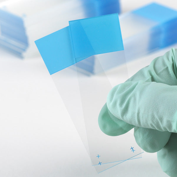 Microscope Slides, Diamond White Glass, 25 x 75mm, Charged, 90° Ground ...